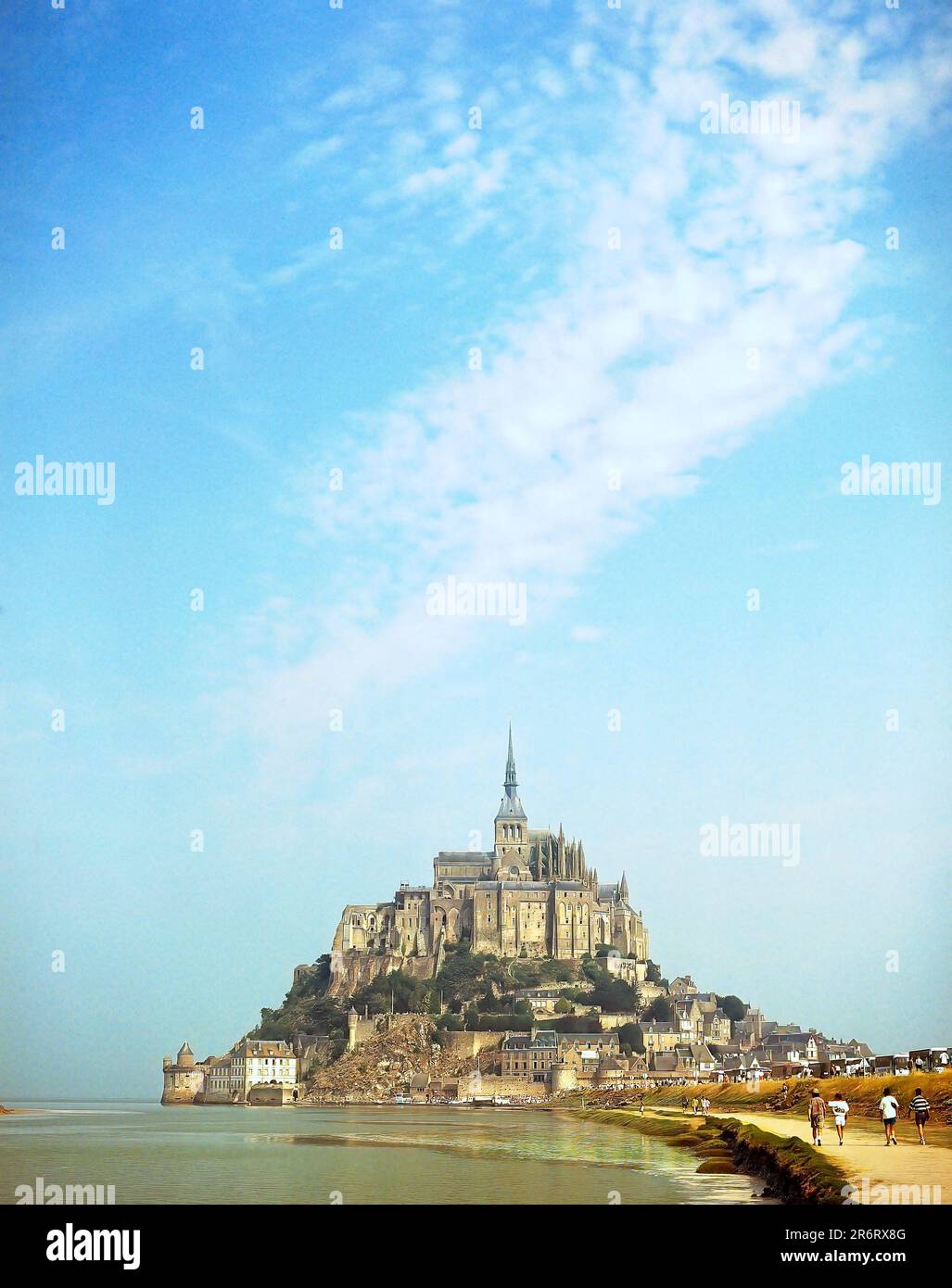 Views of St Michael's Mount in Normandy France Stock Photo - Alamy