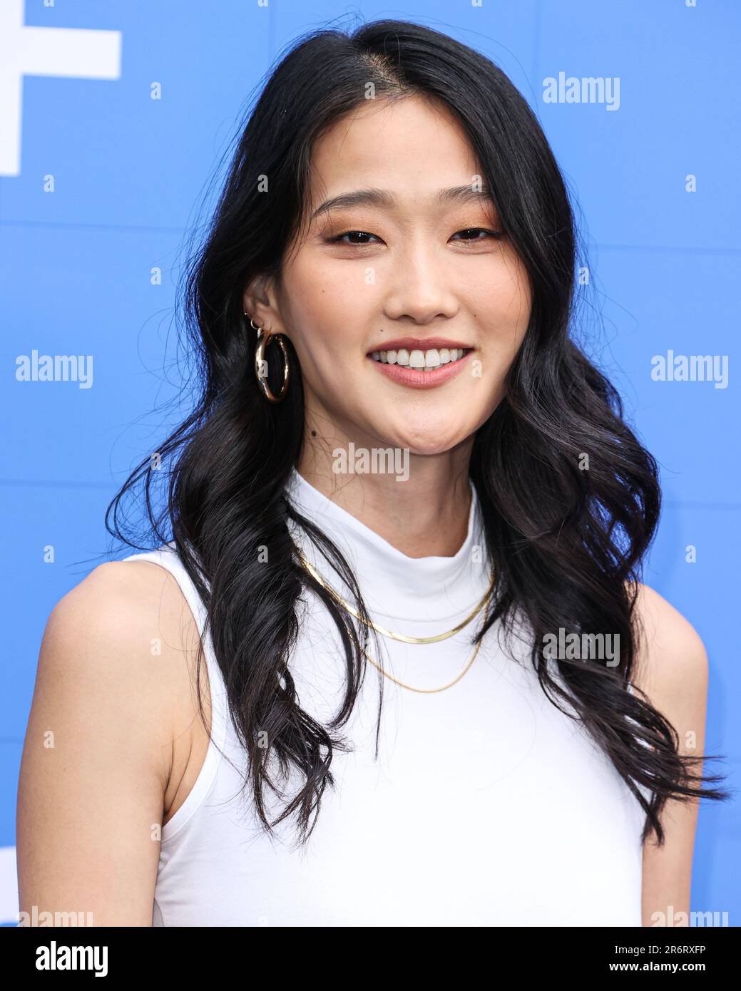NORTH HOLLYWOOD, LOS ANGELES, CALIFORNIA, USA - JUNE 10: Actress Andie Ju arrives at Apple TV+'s ...