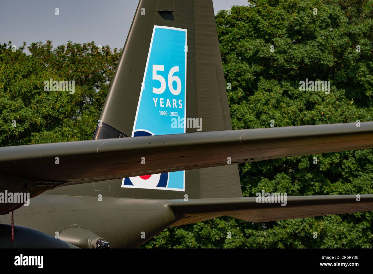 C130-J Hercules with special tail during the RAF Cosford Air Show ...