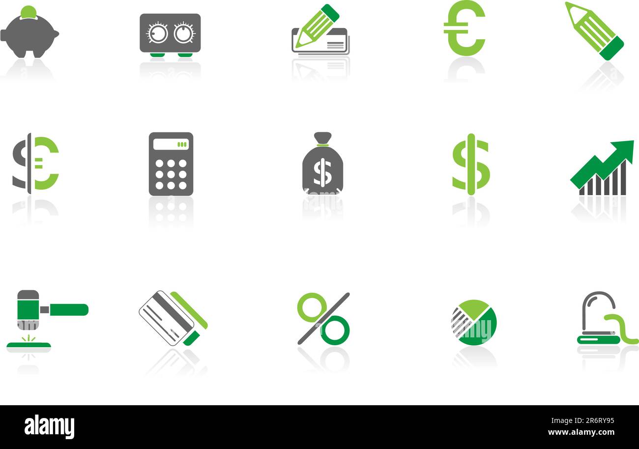 Finance and Banking icons for your website Stock Vector Image & Art - Alamy