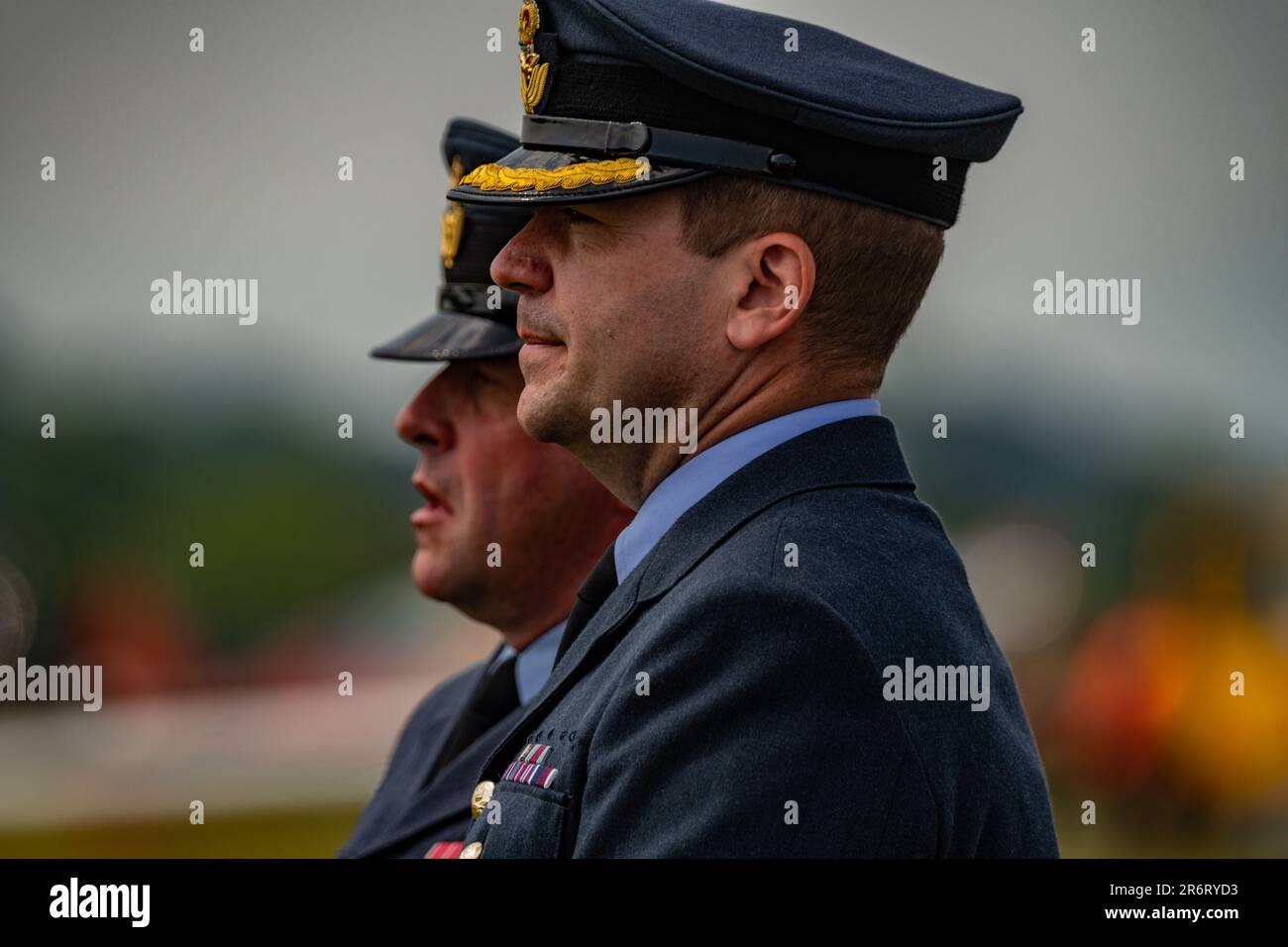 Cosford, UK. 11th June, 2023. Station Commander RAF Cosford taking the ...