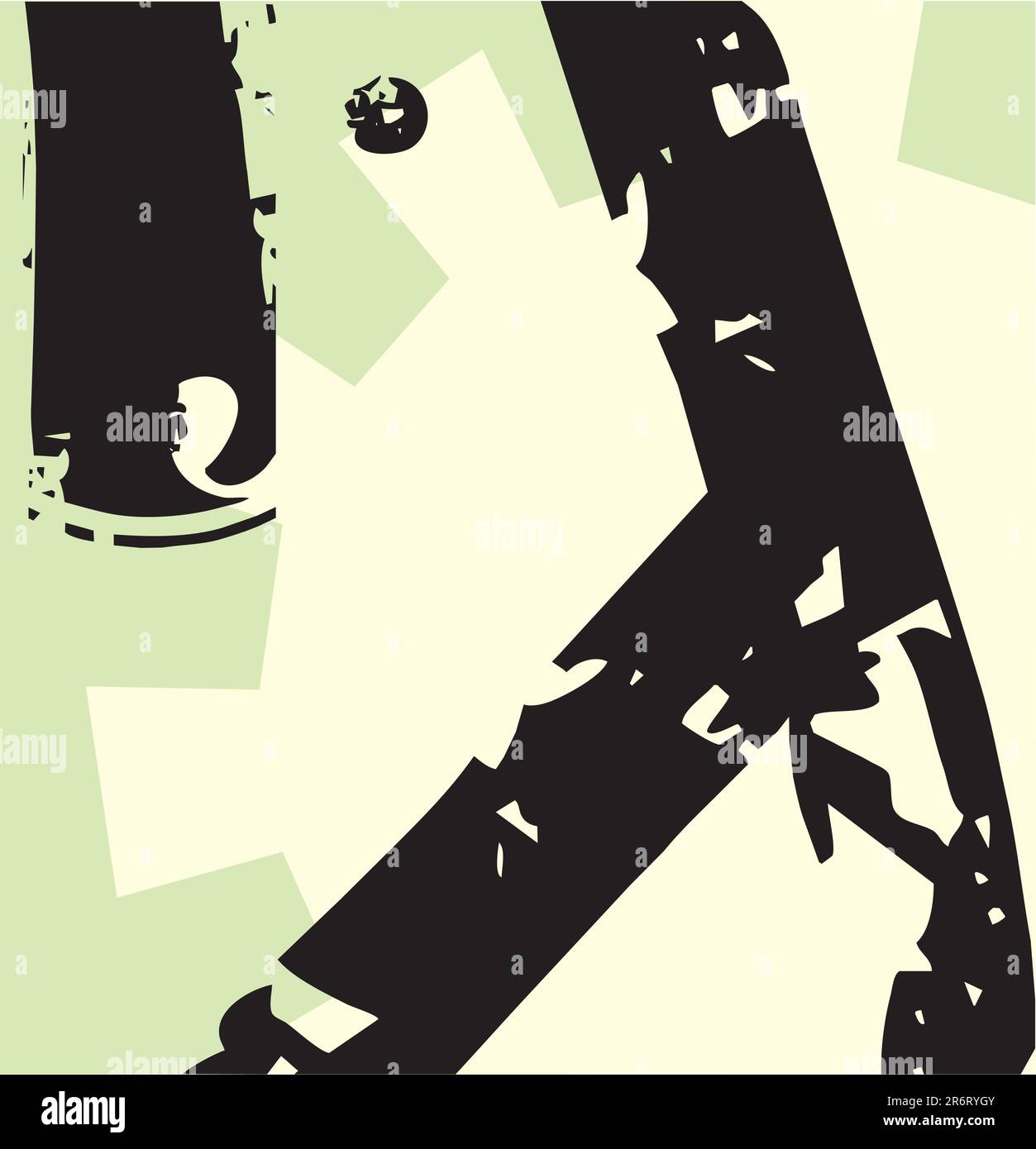 Modern style background with gears and african patterning Stock Vector ...