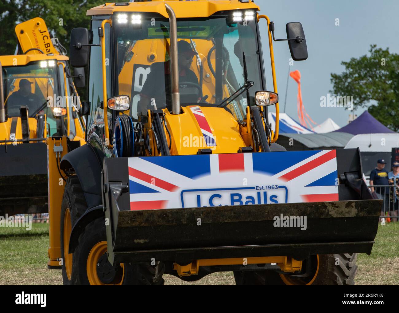 Dancing Diggers - Smallwood Steam & Vintage Rally 2023 Stock Photo - Alamy