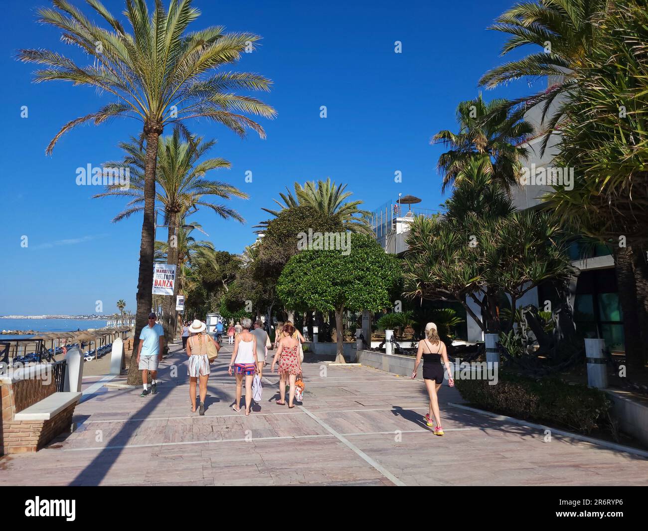 Marbella promenade hi-res stock photography and images - Alamy