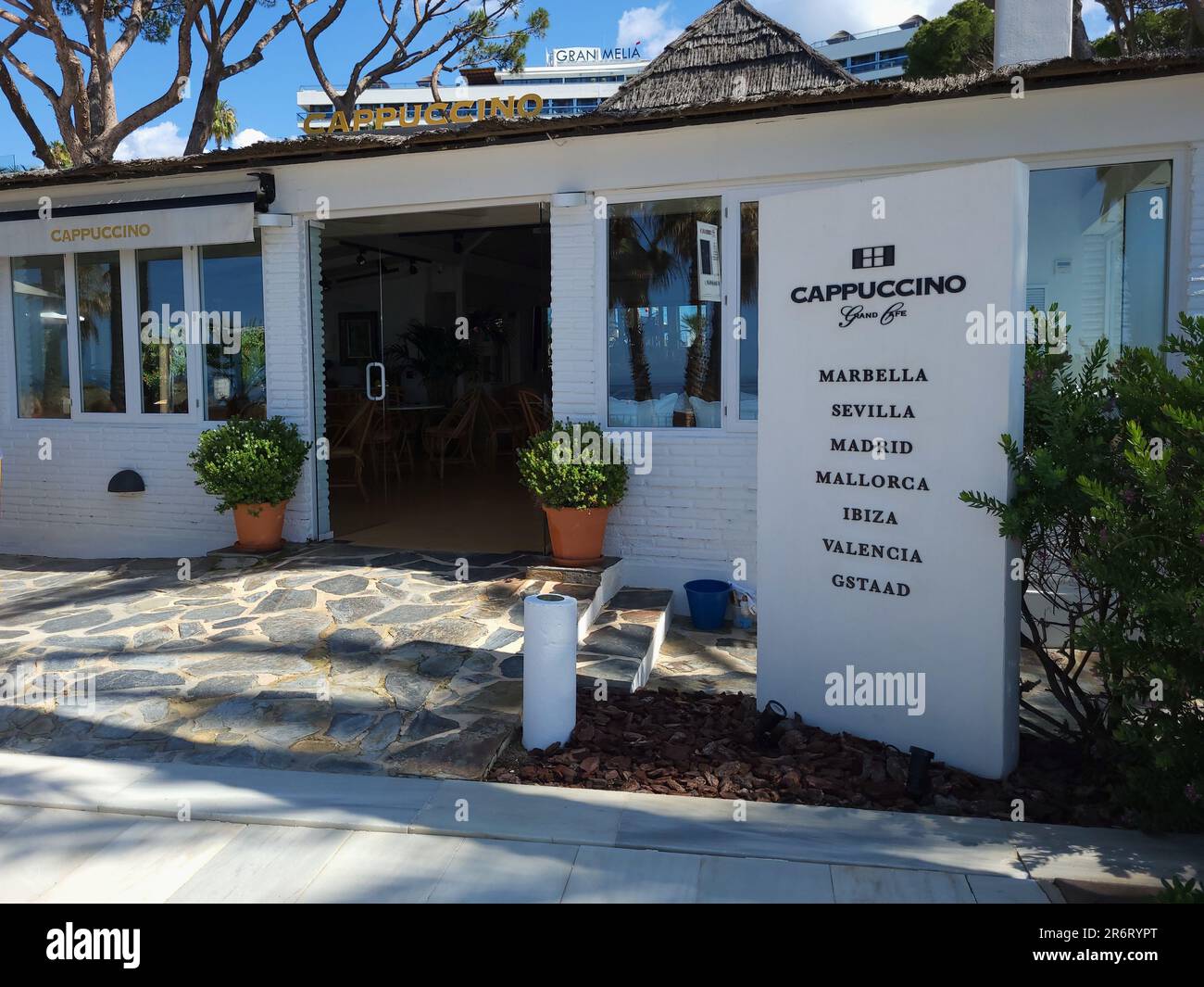 Marbella spain cafe hi-res stock photography and images - Alamy