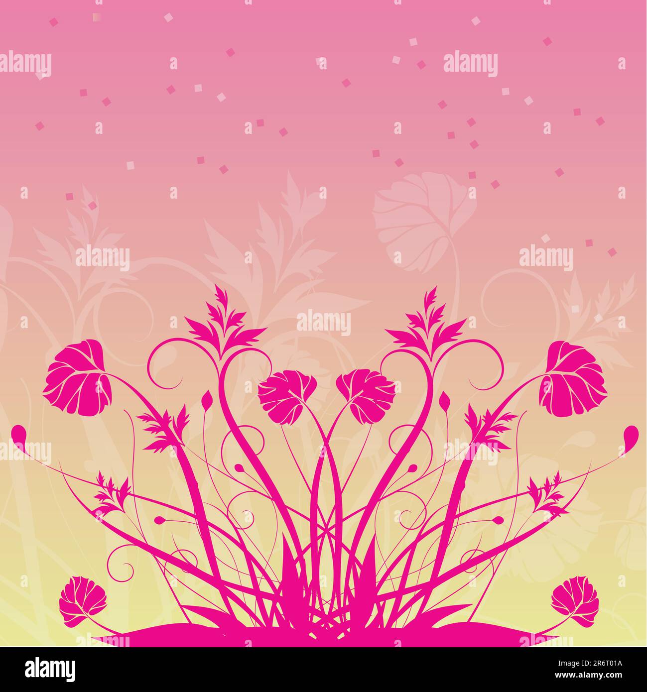 Pink flowers Stock Vector Images - Alamy