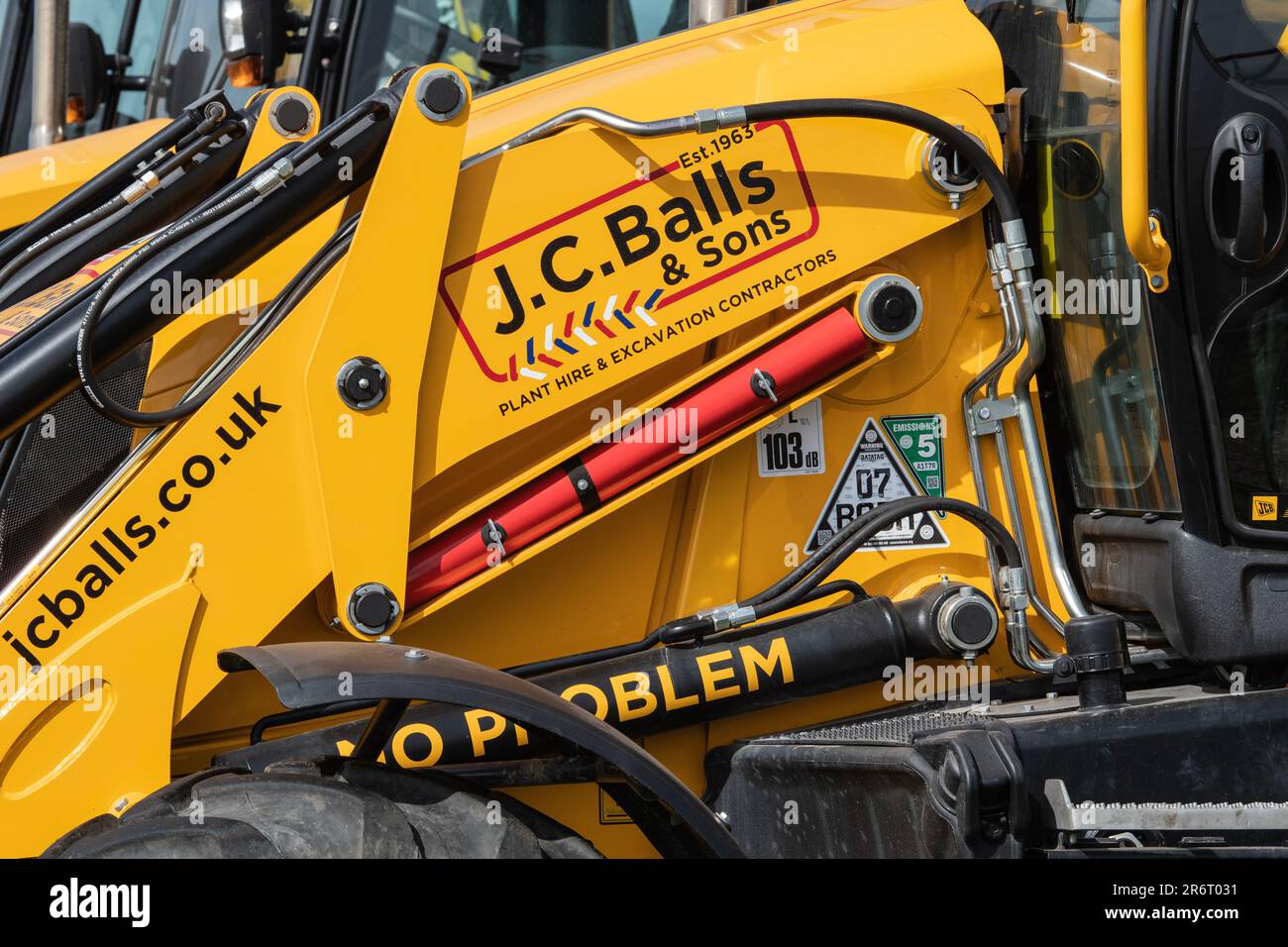 Dancing Diggers - Smallwood Steam & Vintage Rally 2023 Stock Photo - Alamy