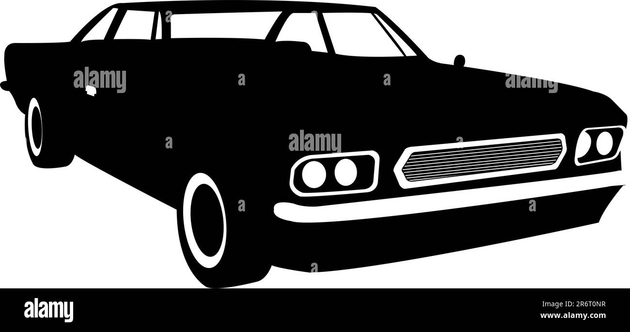 black gradiented car, vector illustration Stock Vector Image & Art - Alamy