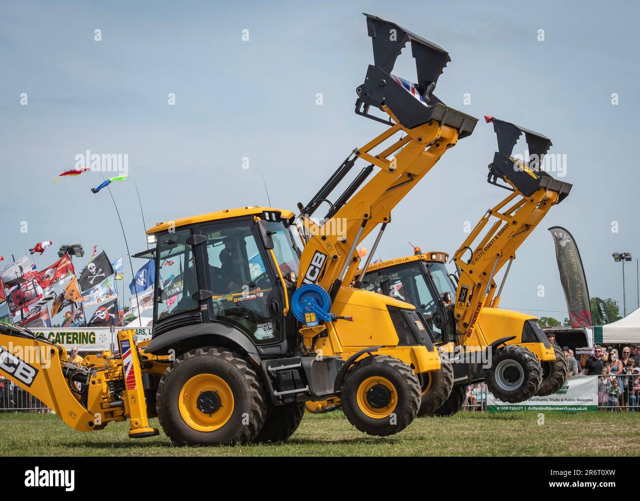 Jcb diggers dancing hi-res stock photography and images - Alamy