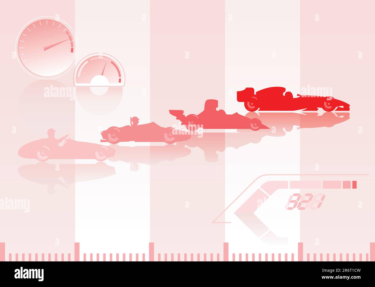 chronology of the development of a formula 1 Stock Vector Image & Art ...