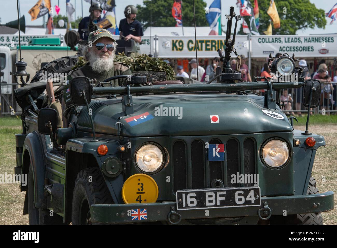 Military - Smallwood Steam & Vintage Rally 2023 Stock Photo - Alamy