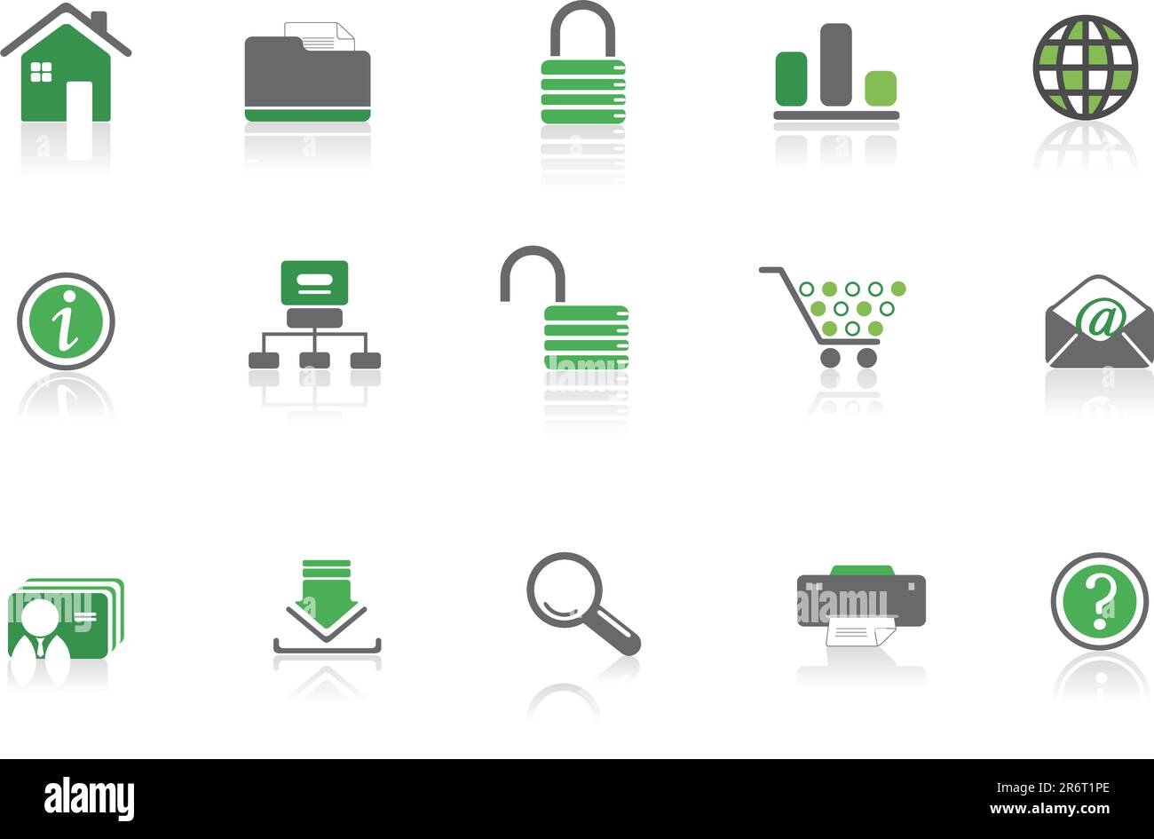 Diagram on website Stock Vector Images - Alamy