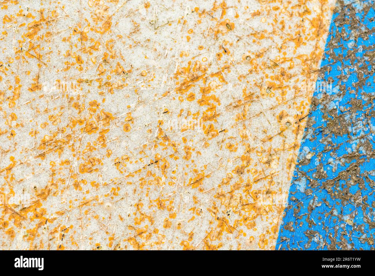 Metal texture blue paint rust hi-res stock photography and images - Alamy