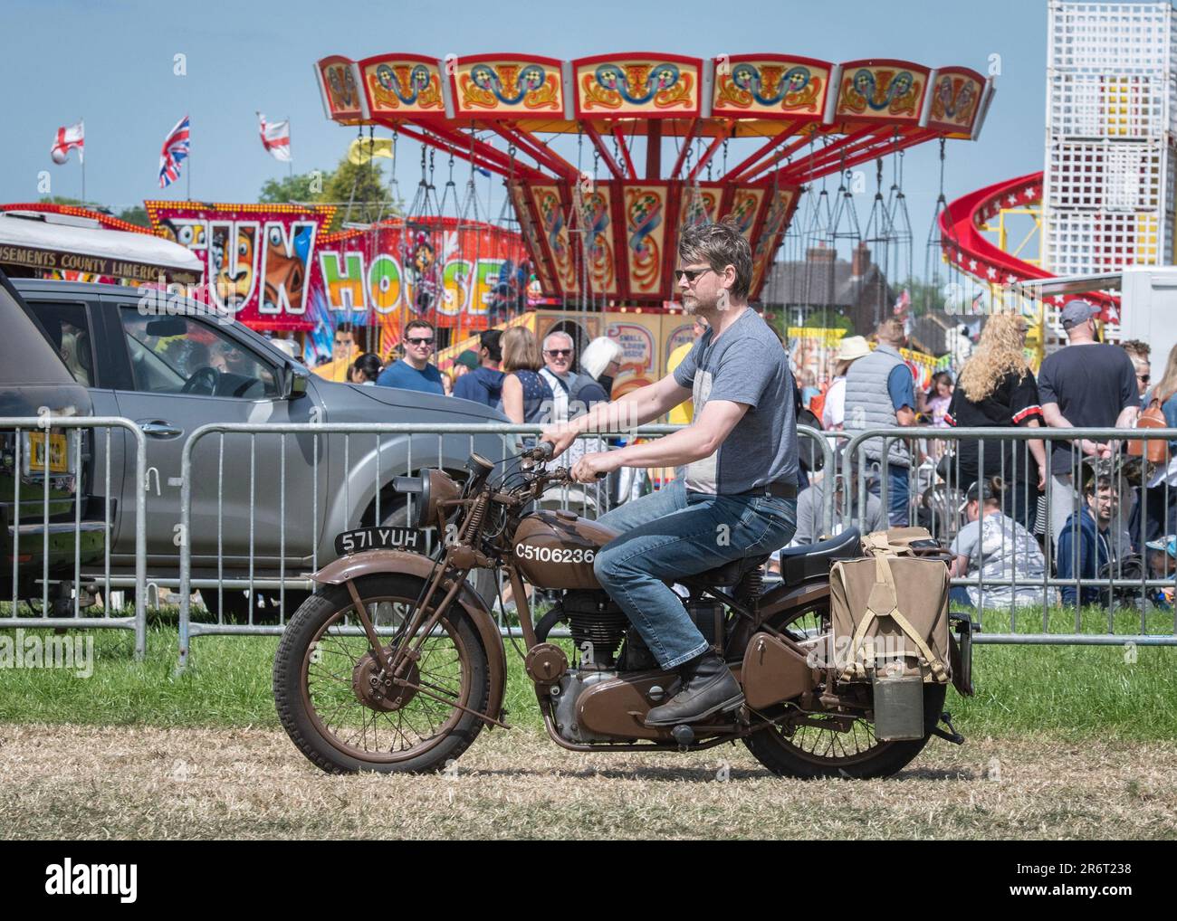 Military - Smallwood Steam & Vintage Rally 2023 Stock Photo - Alamy