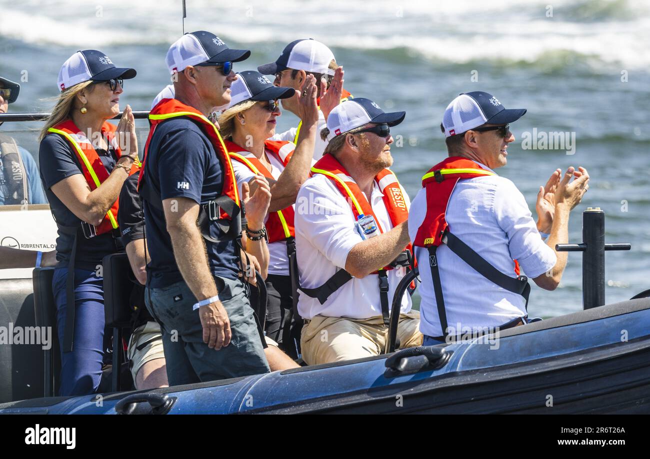 SCHEVENINGEN - King Willem-Alexander and Queen Maxima visit the Dutch ...