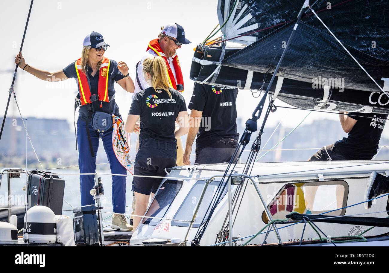 SCHEVENINGEN - King Willem-Alexander and Queen Maxima visit the Dutch ...