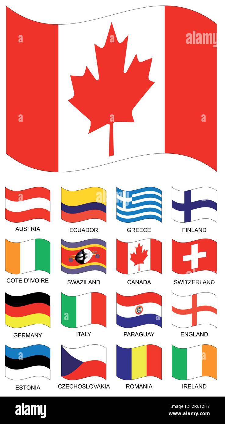 Ecuador and canada Stock Vector Images - Alamy