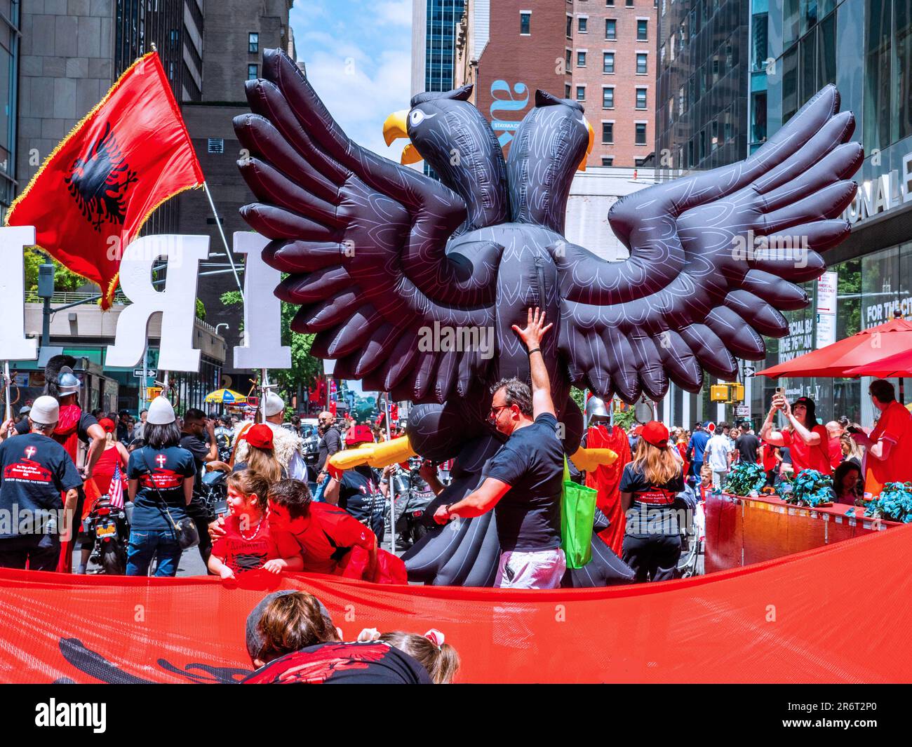Albania_flag hi-res stock photography and images - Alamy