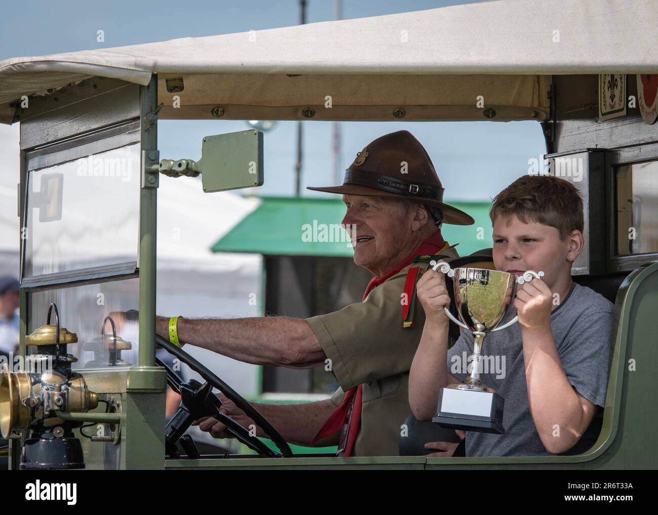 Military - Smallwood Steam & Vintage Rally 2023 Stock Photo - Alamy