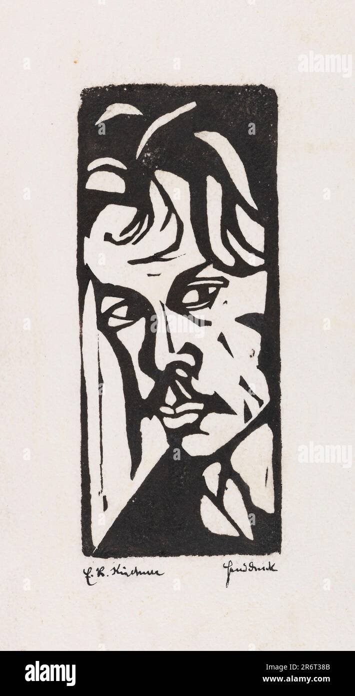 Self-portrait. Museum: PRIVATE COLLECTION. Author: ERNST LUDWIG ...