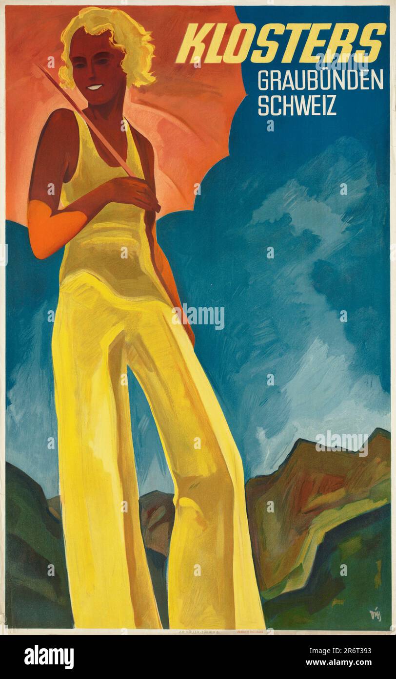 Klosters. Graubünden, Switzerland. Museum: PRIVATE COLLECTION. Author ...