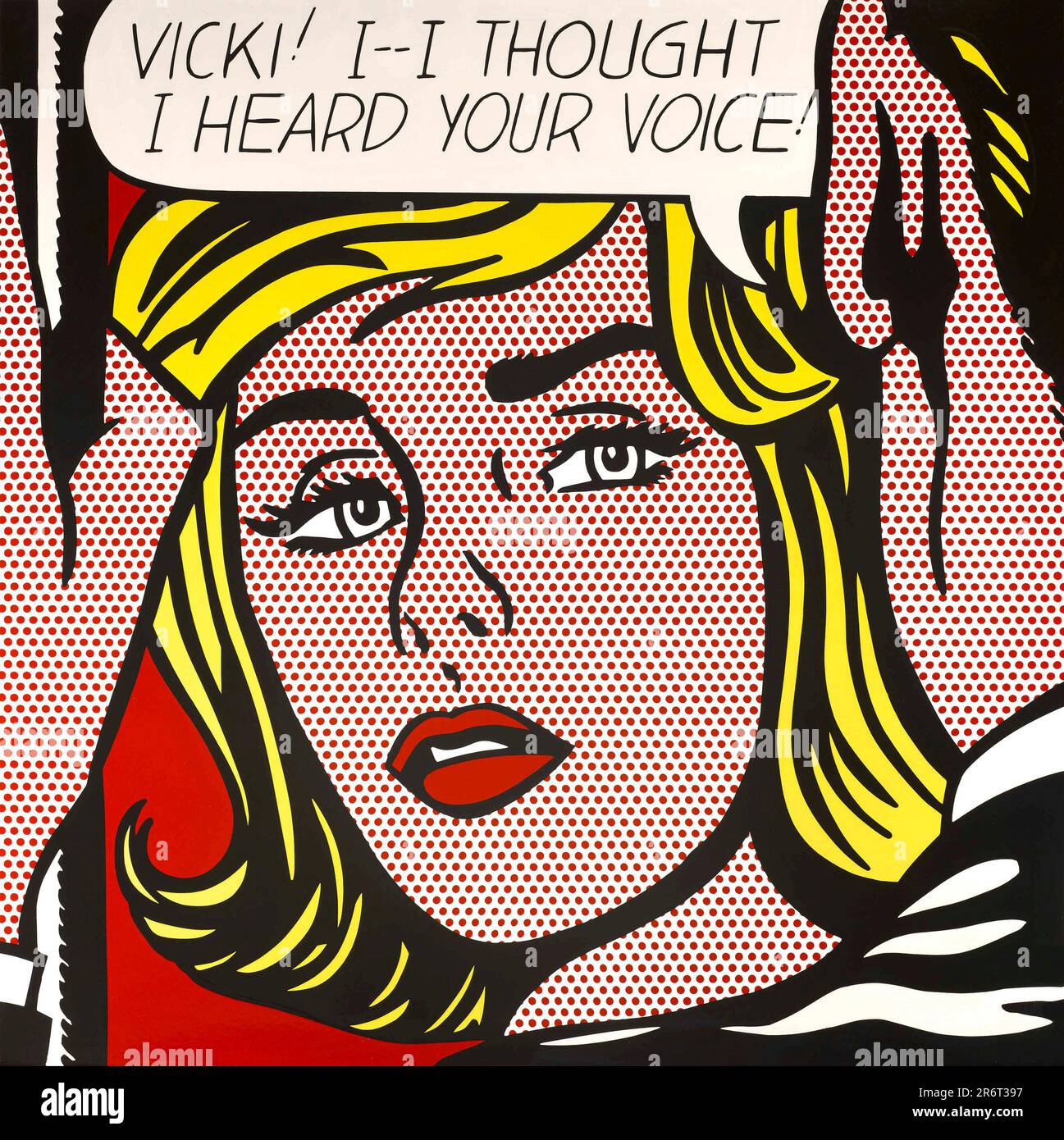 Lichtenstein pop art vicky hi-res stock photography and images - Alamy