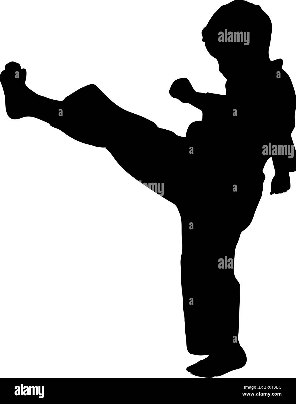 KARATE MEN SILUET VECTOR Stock Vector Image & Art - Alamy