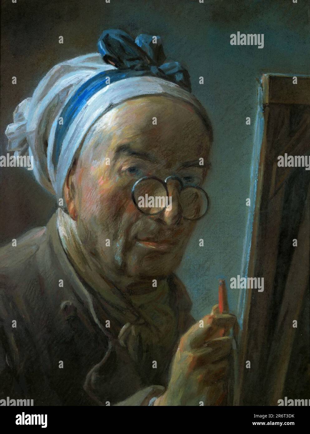 Self-Portrait at the Easel. Museum: Musee du Louvre, Paris. Author ...
