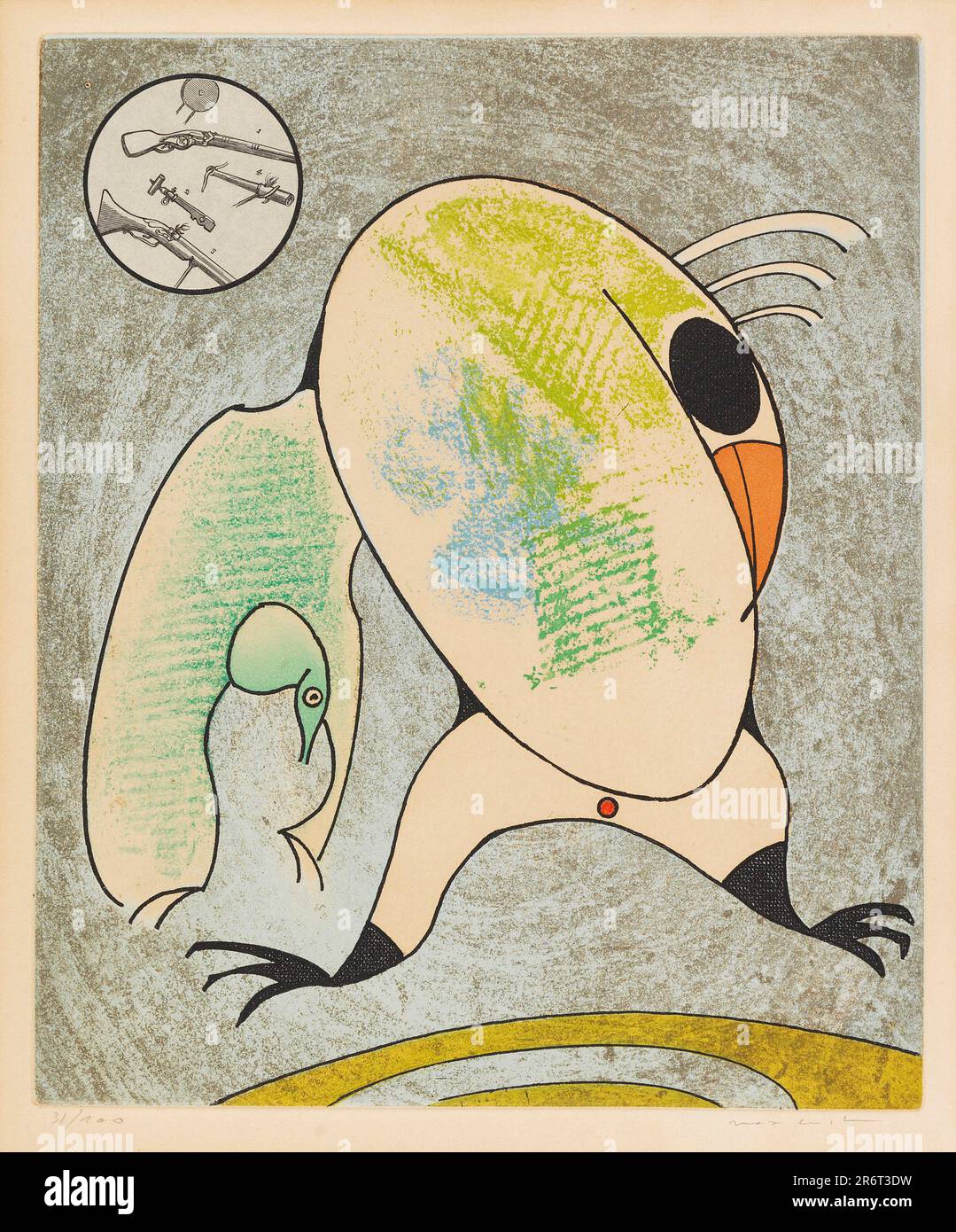 Illustration for "Oiseaux en Péril" by Dorothea Tanning. Museum ...
