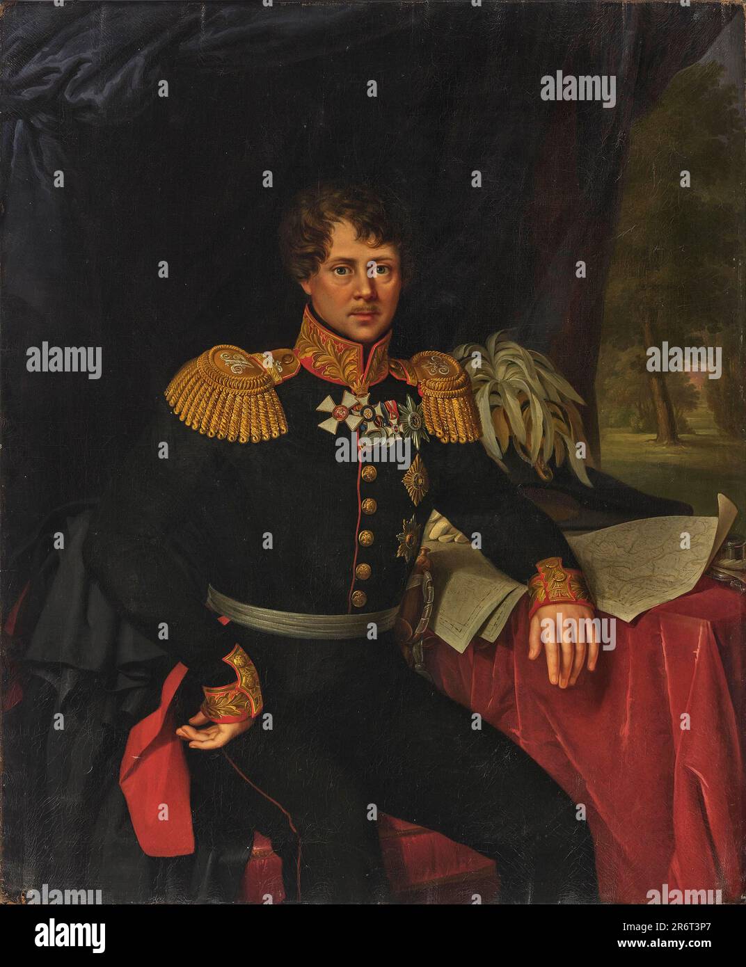 Portrait of Duke Eugen of Württemberg (1788-1857). Museum: PRIVATE ...