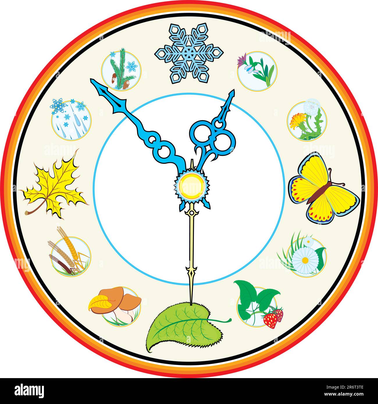 Background image four fall Stock Vector Images - Alamy