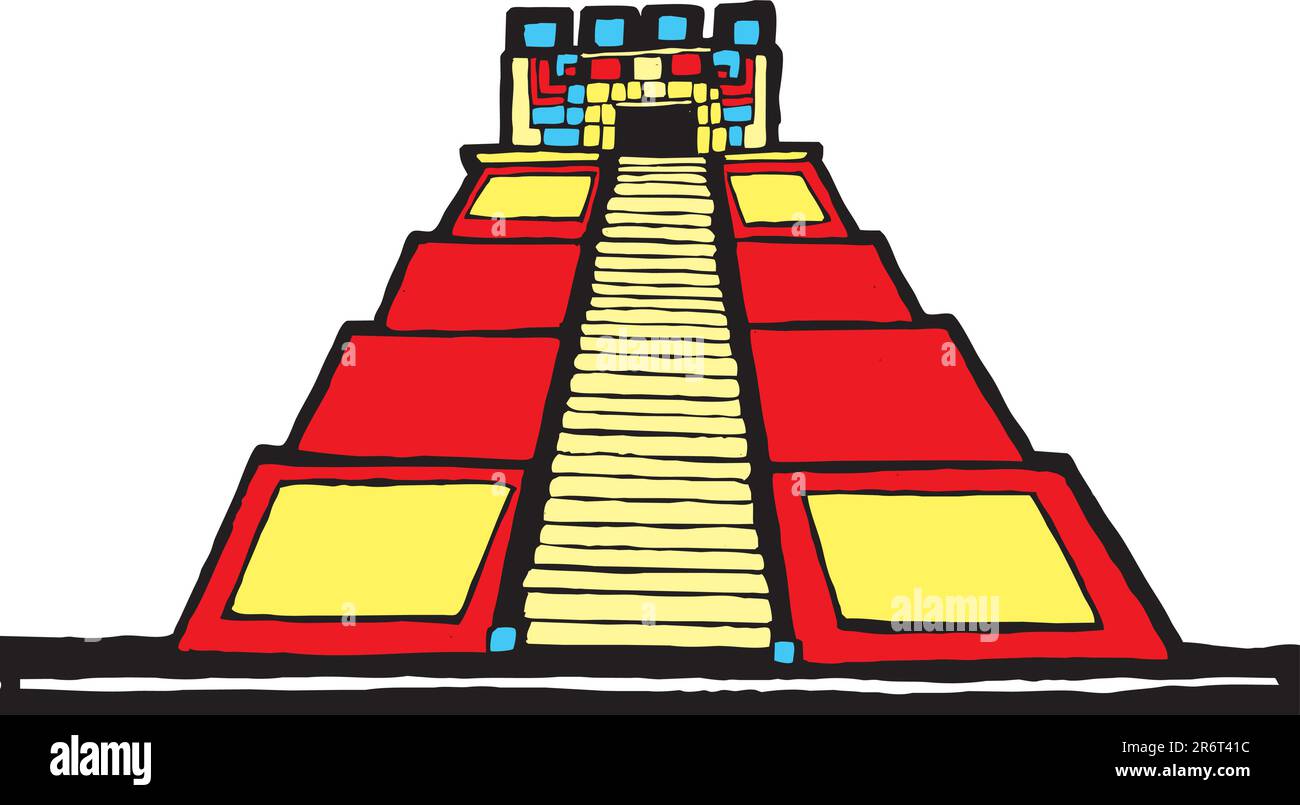 Mayan Pyramid Clipart