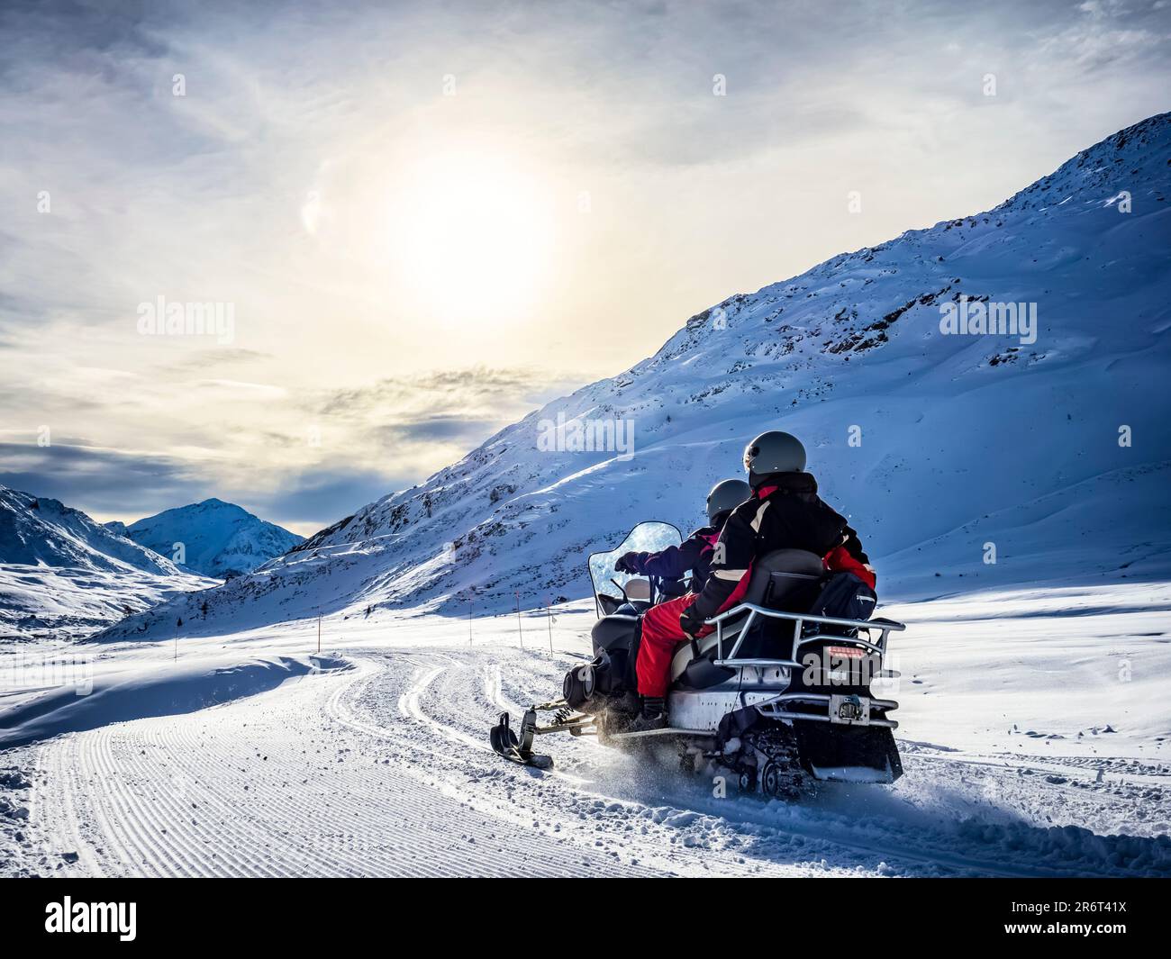 Driving in italian alps hi-res stock photography and images - Alamy