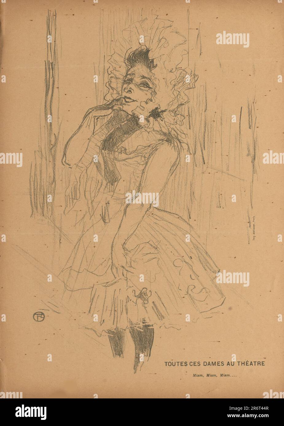 Anna Held dans Toutes ces Dames au Théâtre. Museum: PRIVATE COLLECTION ...