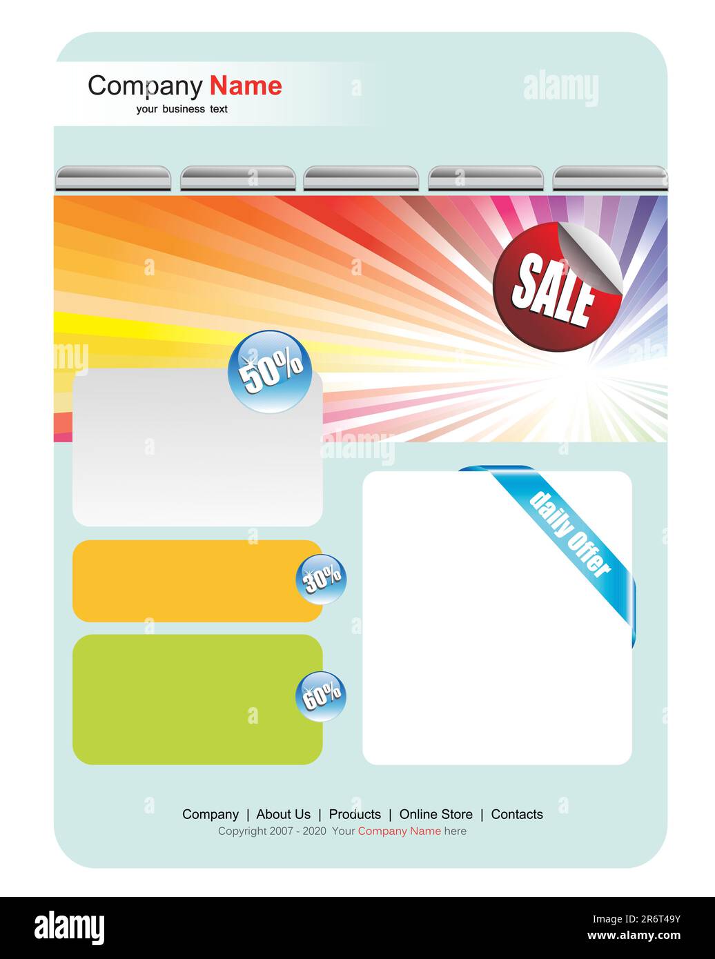 Sales tab Stock Vector Images - Alamy