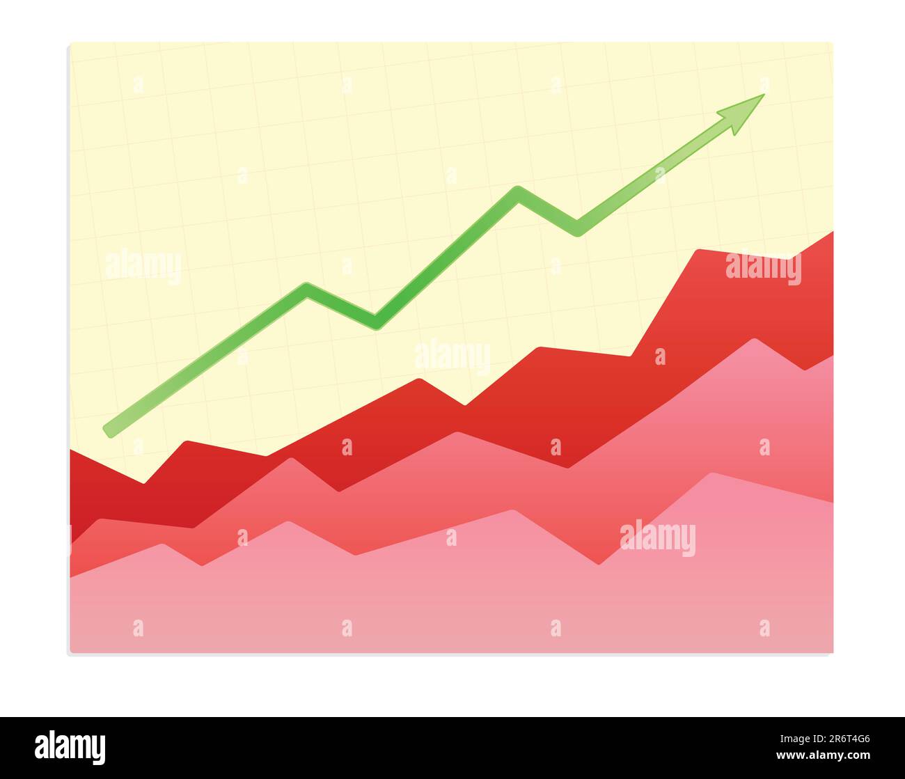 Vector illustration - Shiny graph of success trend Stock Vector Image ...