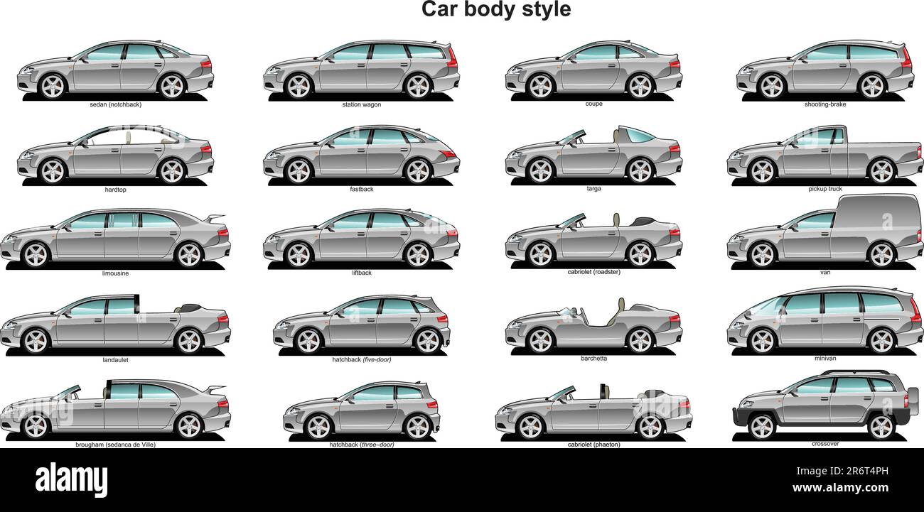 Hardtop coupe body Stock Vector Images - Alamy