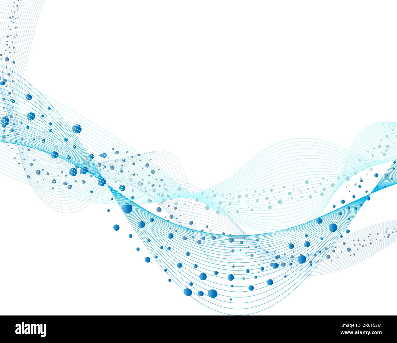 Abstract water vector background with bubbles of air Stock Vector Image ...
