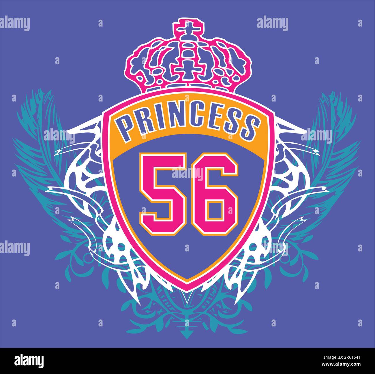 sporty girl emblem for your label Stock Vector Image & Art - Alamy