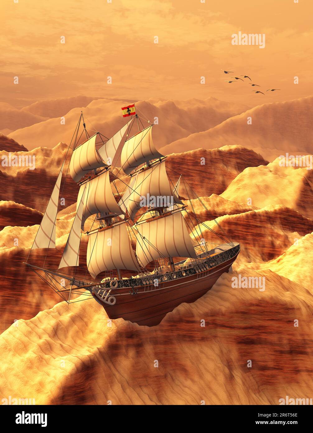 Ship Of The Desert Stock Photo - Alamy