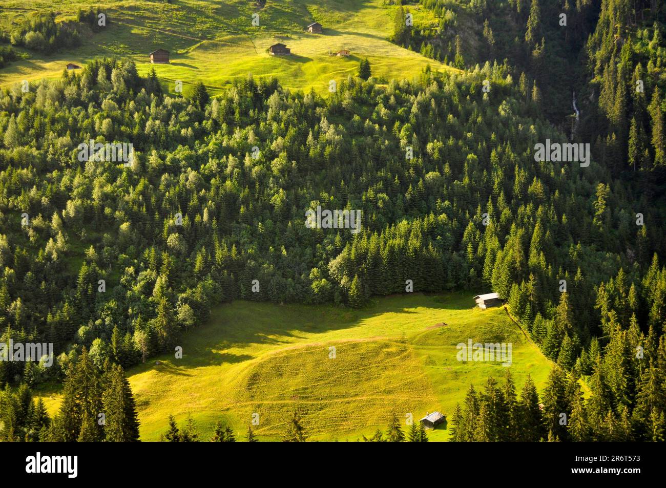 Switzerland, railway line to Thusis, Matterhorn Gotthard Railway Stock ...