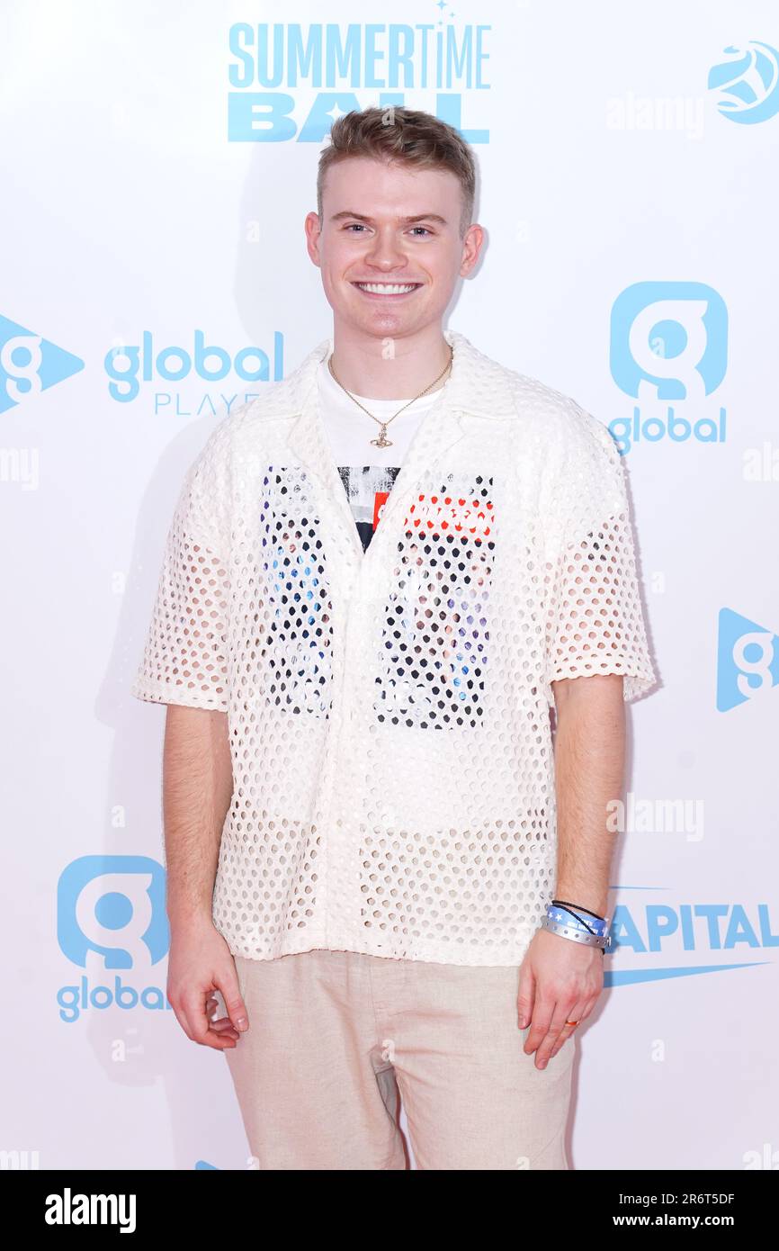 Max Balegde backstage during Capital's Summertime Ball with Barclaycard ...