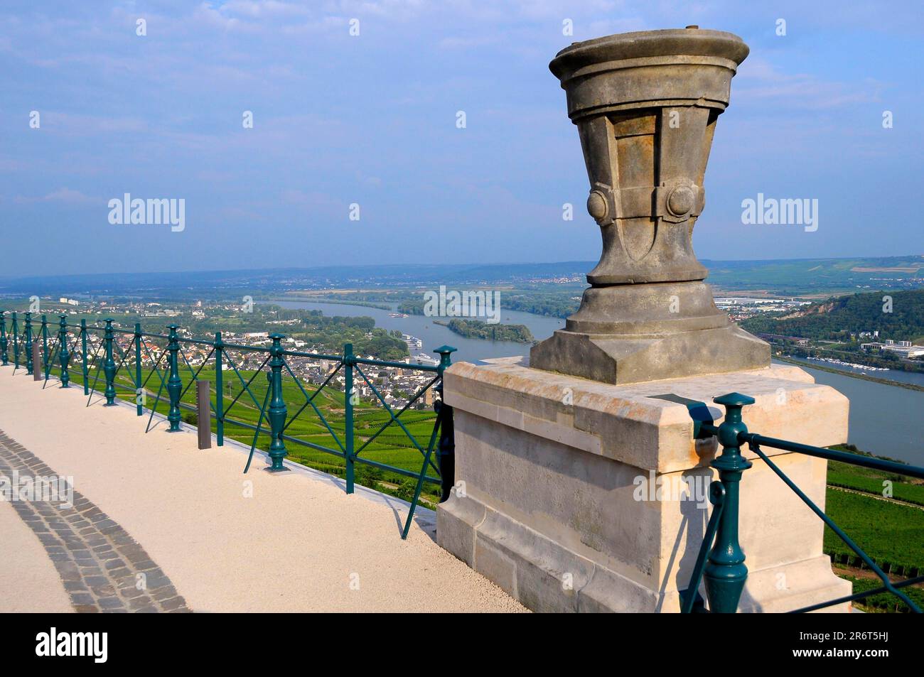 Ruedesheim am Rhein, Niederwald Monument, UNESCO World Heritage Upper ...