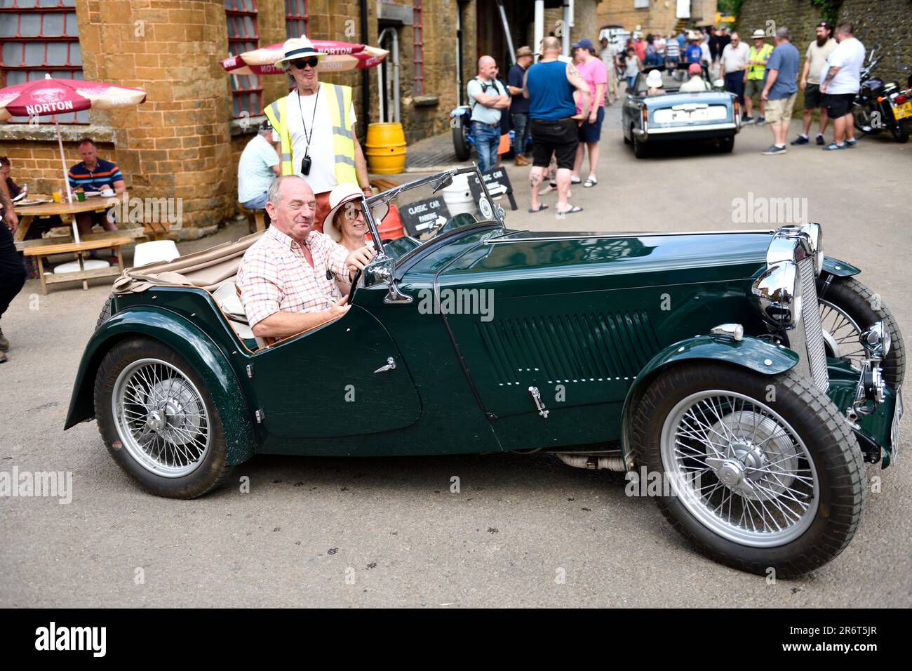 Hook Norton Brewery, Cotswolds, UK. 11th June 2023. MG Sports Car ...