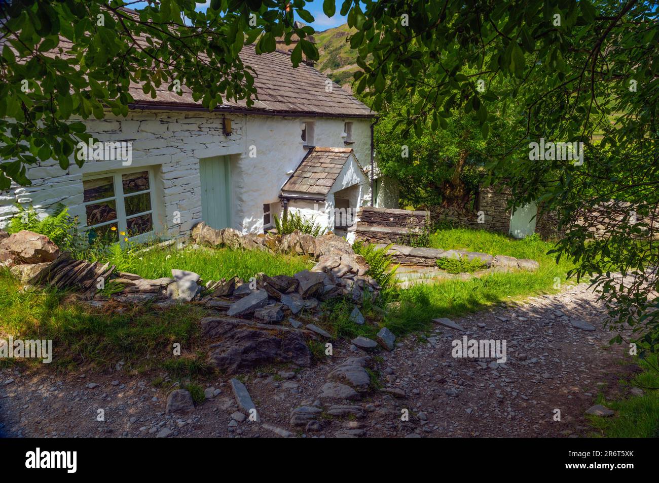 High Hall garth in Little langdale, Cumbria Stock Photo - Alamy