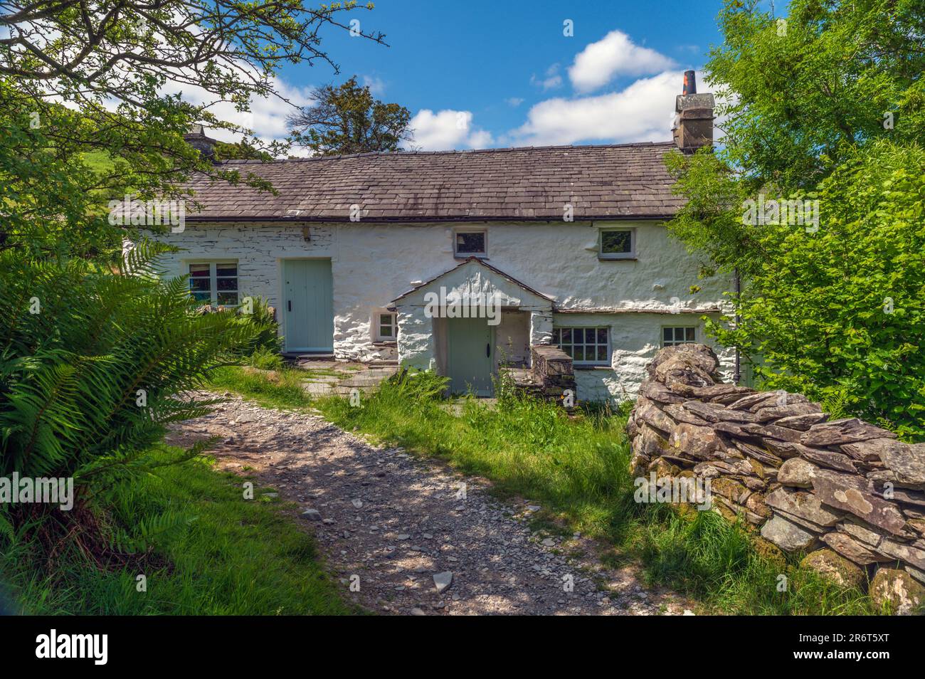 High Hall garth in Little langdale, Cumbria Stock Photo - Alamy