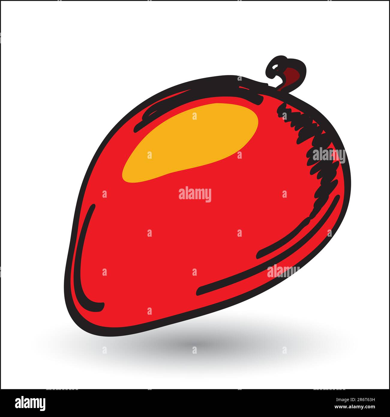 Red mango editable vector Stock Vector Image & Art - Alamy
