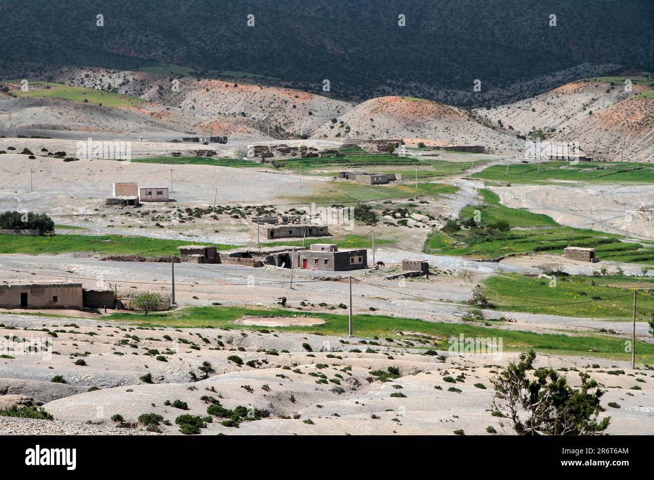 Landscape in the Middle Atlas near Berkine Morocco Stock Photo - Alamy