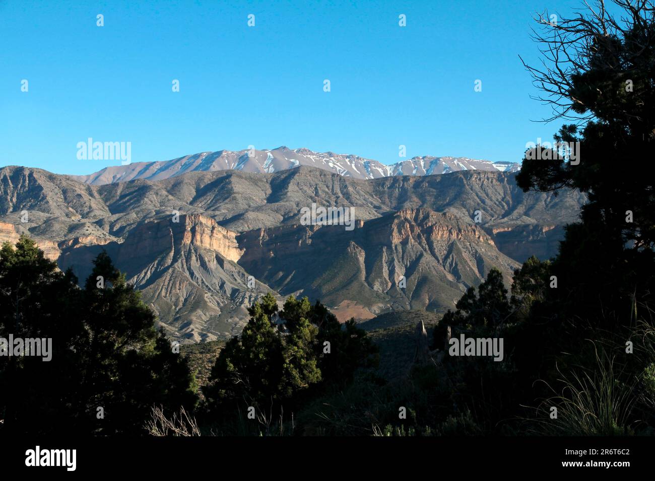 Landscape in the Middle Atlas near Berkine Morocco Stock Photo - Alamy