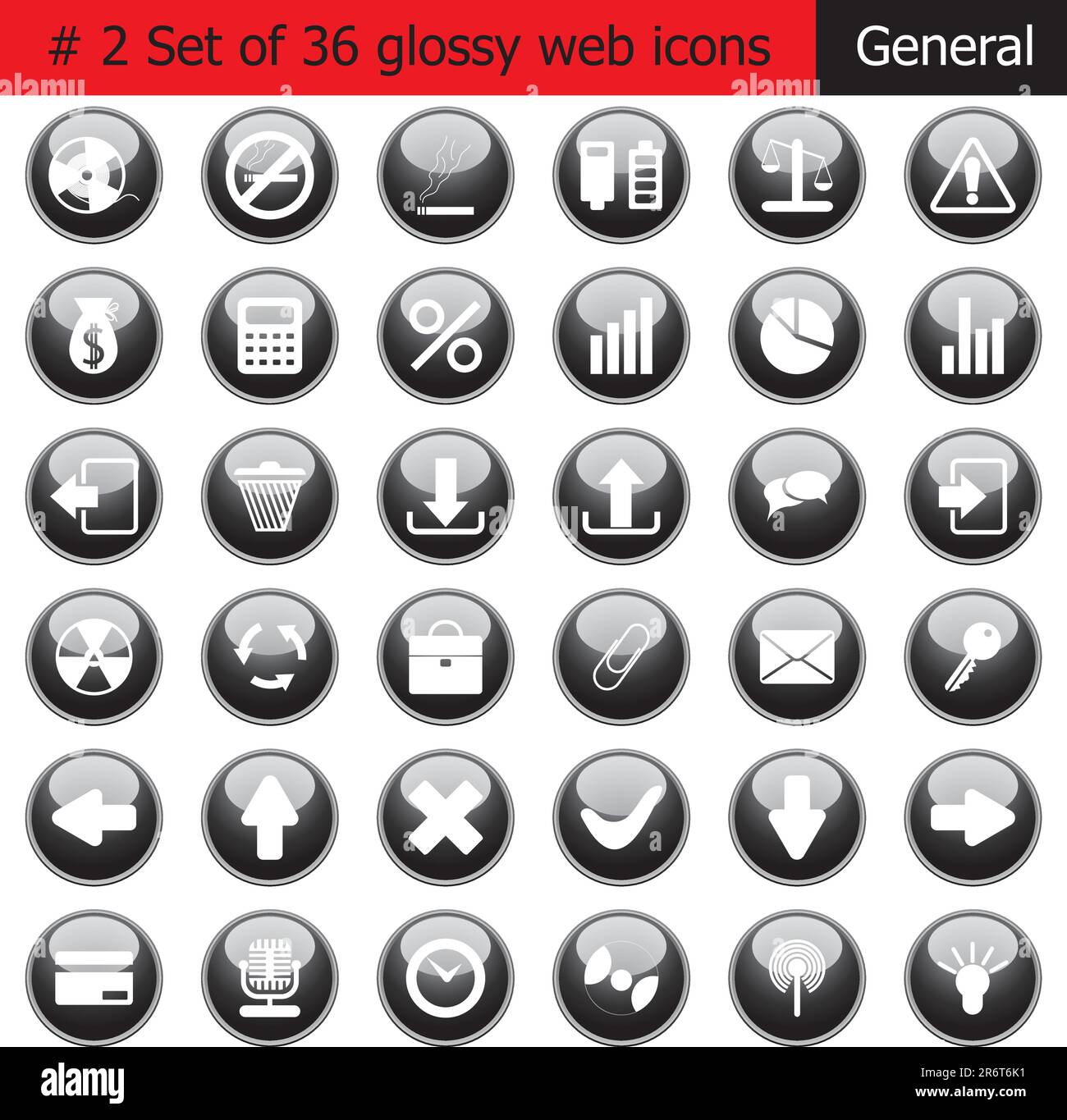 New collection of different icons for using in web design. Set #2 ...